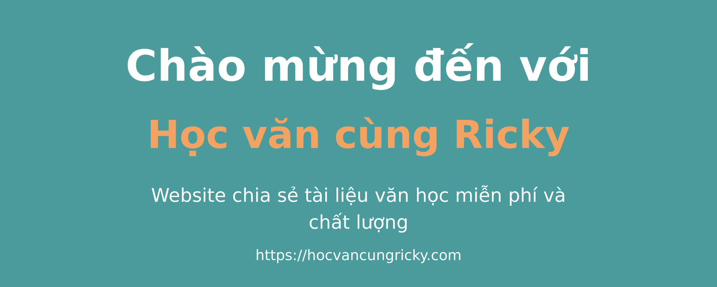 | Website văn học chất lượng, chia sẻ tài liệu văn học hay nhất và miễn ...